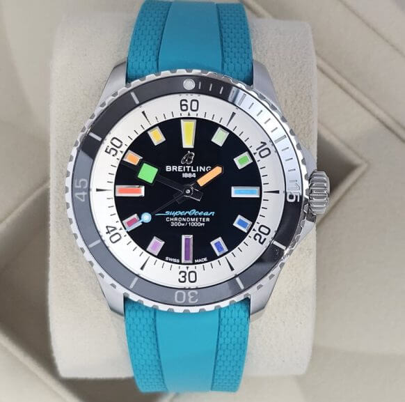 Breitling Superocean 42 Rainbow Dial 2024 - Watch Connect